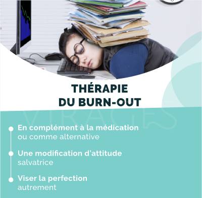 Burn-out : l’importance de la thérapie en plus de la médication